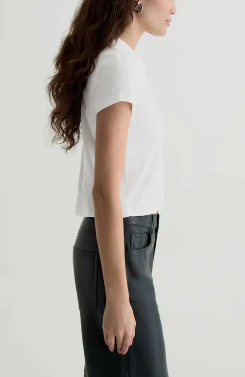 Ag Sadie Crewneck Top - Powder
