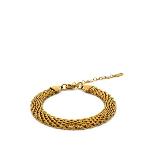 GEMINI JEWELRY Woven Mesh Bracelet
