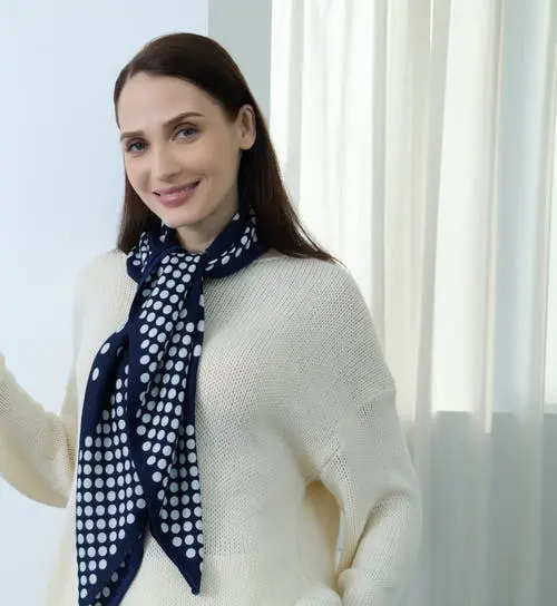 YOUZEY The Carlisle Scarf - Blue/white