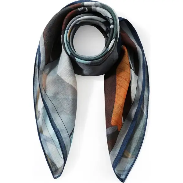YOUZEY The Romey Scarf - Orange/black