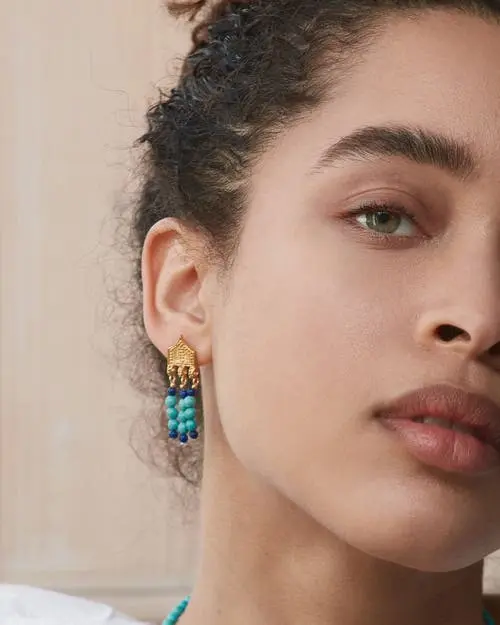 OTTOMAN HANDS Riva Bead Drop Earrings