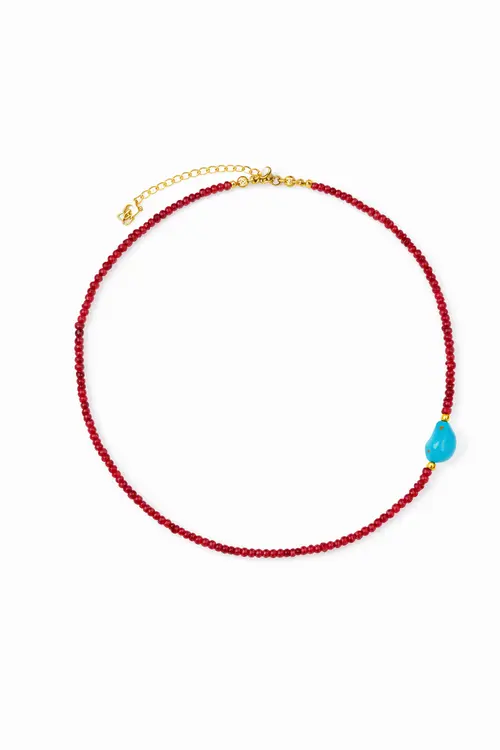 OTTOMAN HANDS Felice Beaded Necklace - Gold