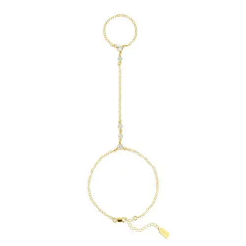 SET & STONES Miley Hand Chain - Gold