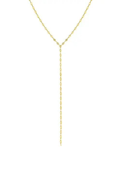 SET & STONES Rio Lariat Necklace - Gold