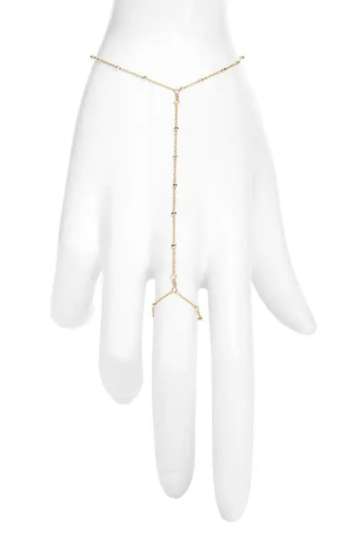 SET & STONES Austen Hand Chain With Sterling Silver And 14k Fill - Gold