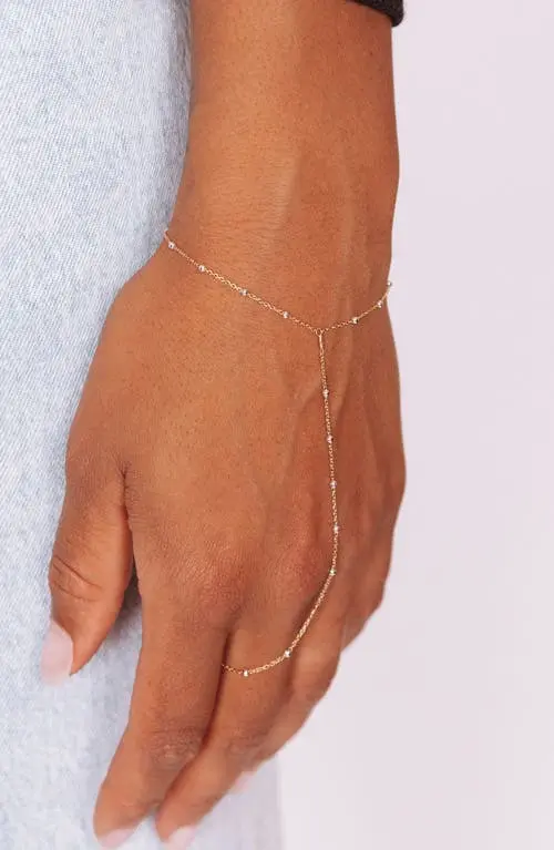 SET & STONES Austen Hand Chain With Sterling Silver And 14k Fill - Gold