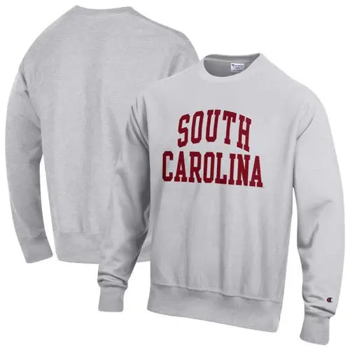 Champion South Carolina Gamecocks Reverse Weave Fleece Sweatshirt - Gray
