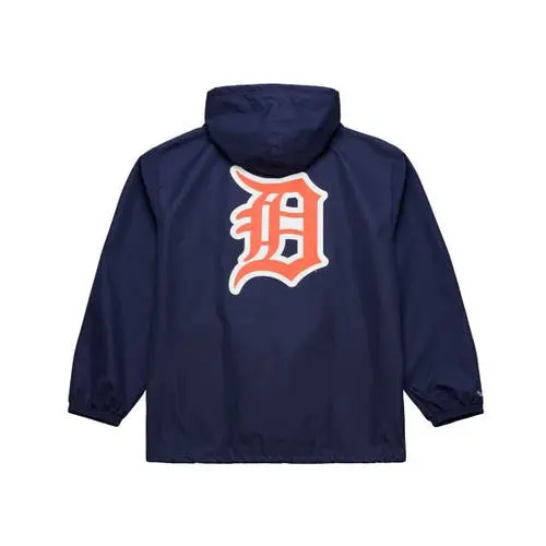 Mitchell & Ness Detroit Tigers Full-snap Hooded Coaches Jacket