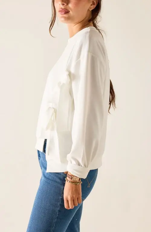 VOYAGEUR BY MERSEA Simone Bow Crewneck Sweatshirt