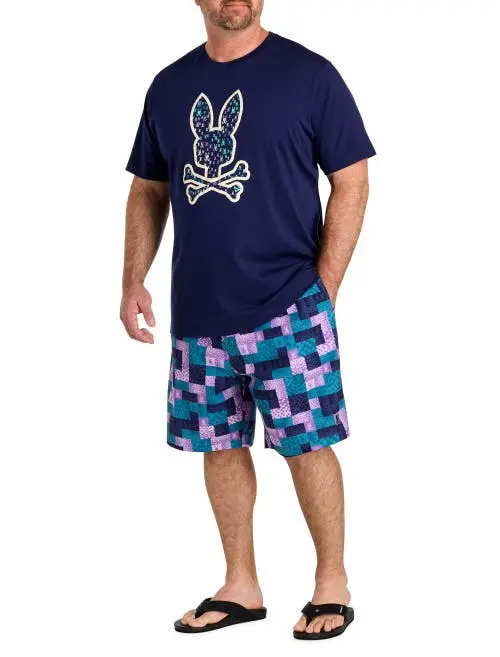 Psycho Bunny Big & Tall Nev Bunny Graphic Tee