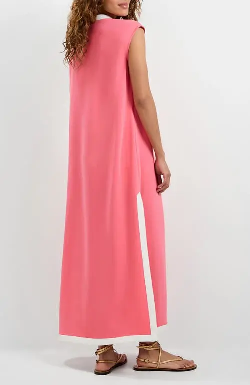 Trina Turk Nuvola Zip-front Midi Dress