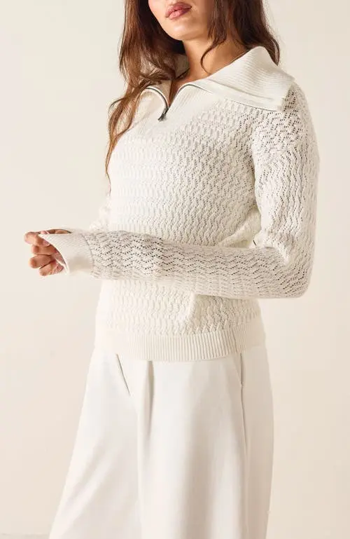 VOYAGEUR BY MERSEA Simone Quarter Zip Sweater