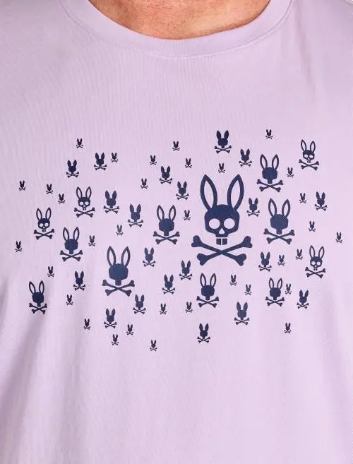 Psycho Bunny Big & Tall Nev Allover Graphic Tee