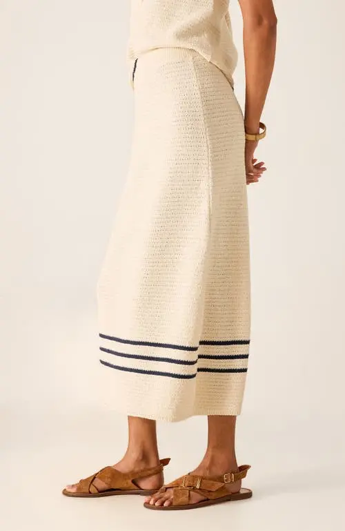 VOYAGEUR BY MERSEA Paley Crochet Midi Skirt