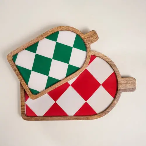 ZSA ZSA ZSU Lakri Mango Wood Serving Board 16" X 9