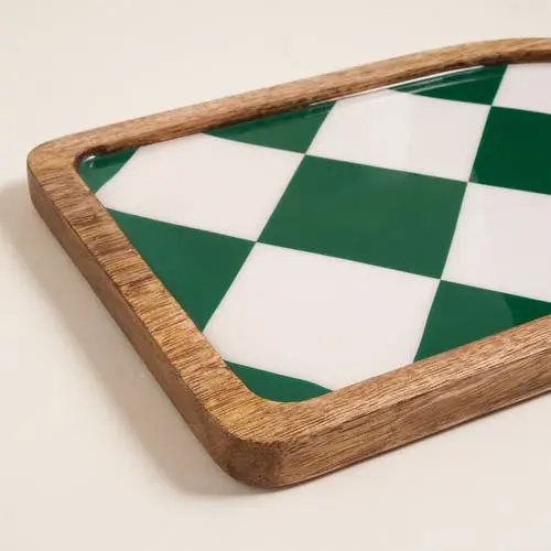 ZSA ZSA ZSU Lakri Mango Wood Serving Board 12" X 7