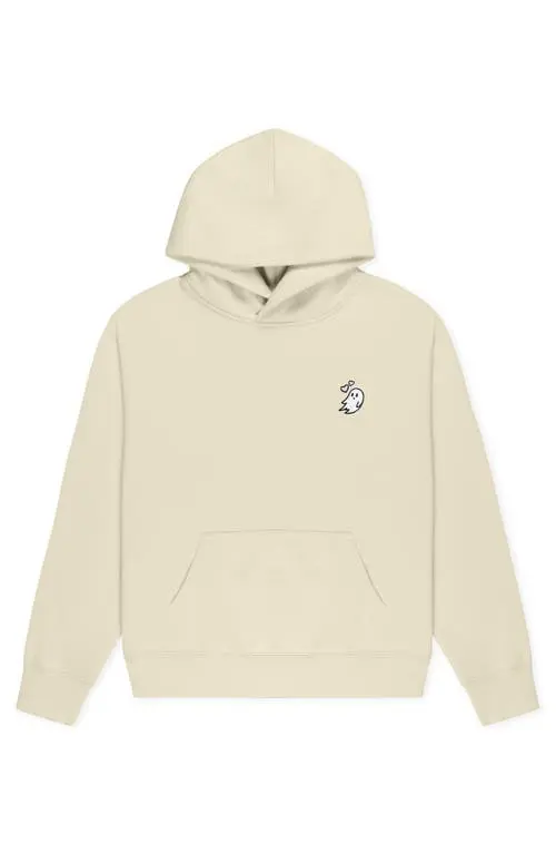 DALIX Relaxed Fit Fleece Pullover Hoodie - Butter