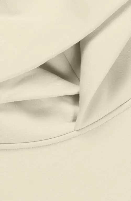 DALIX Relaxed Fit Fleece Pullover Hoodie - Butter