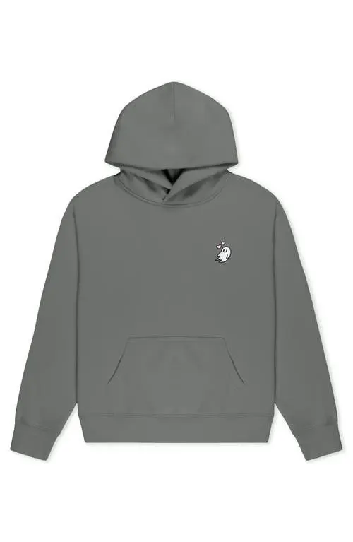 DALIX Relaxed Fit Fleece Pullover Hoodie - Shadow
