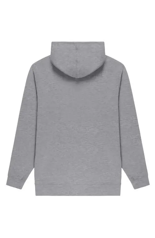 DALIX Fleece Hooded Sweatshirt - Athletic Heather
