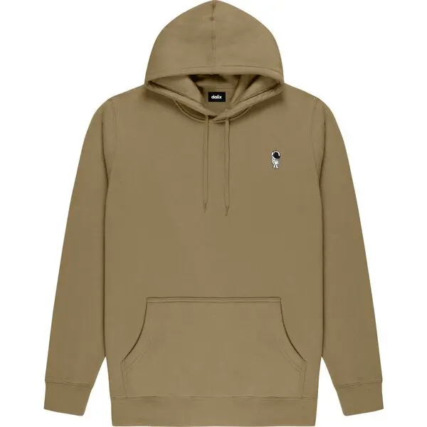 DALIX Astronaut Fleece Hooded Sweatshirt - Sand