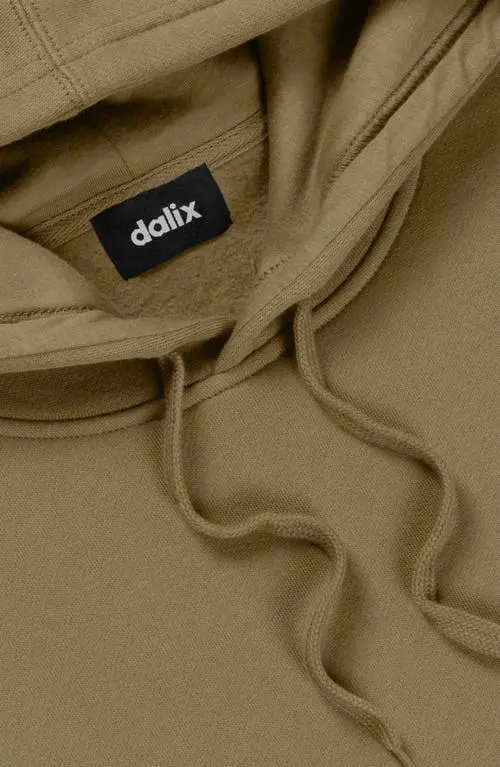 DALIX Astronaut Fleece Hooded Sweatshirt - Sand