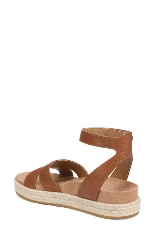 Vionic Yucca Ankle Strap Sandal - Tan