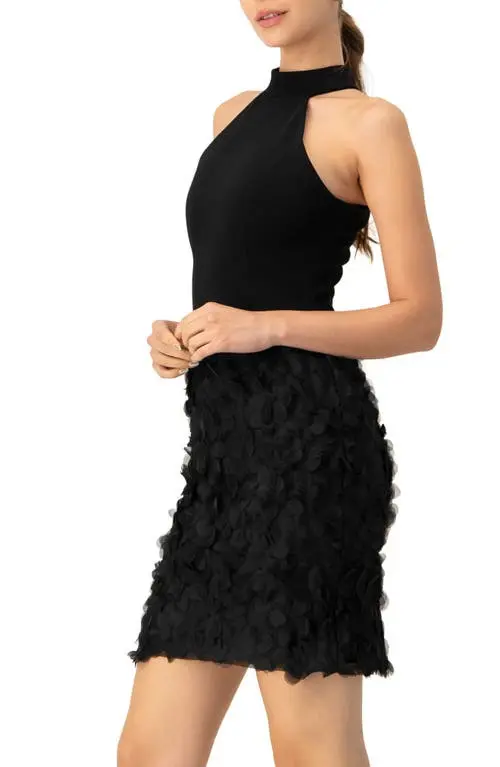 IVONNE Halter Neck Short Dress