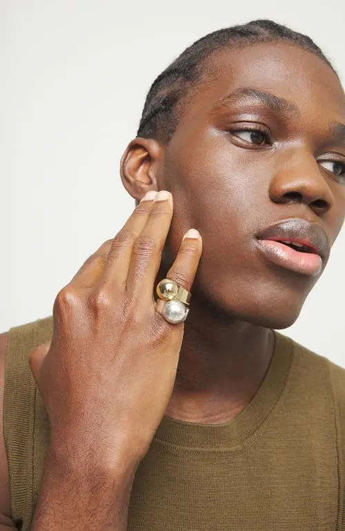 UNODE50 Sphere Ring - Silver