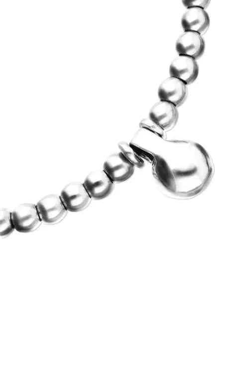 UNODE50 Sterling Plated Spheres Necklace - Silver