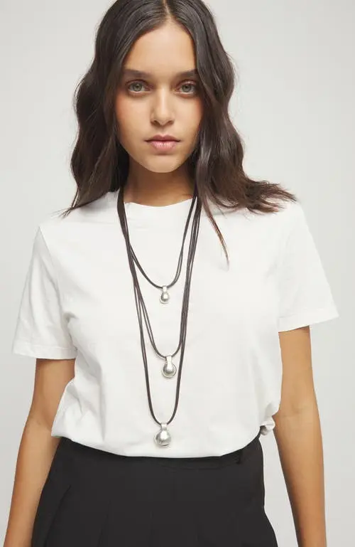 UNODE50 Triple Leather Necklace