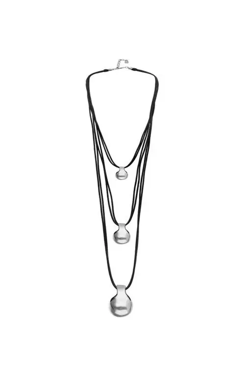 UNODE50 Triple Leather Necklace