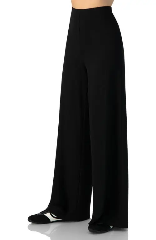 IVONNE Ribbed Wide-leg Culotte Pants