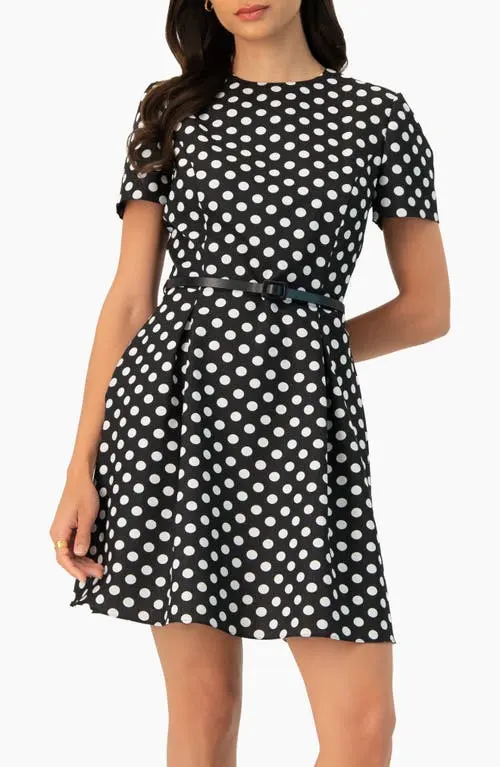 IVONNE Polka Dot A-line Dress