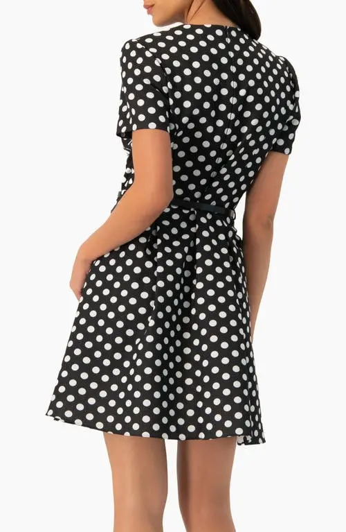 IVONNE Polka Dot A-line Dress
