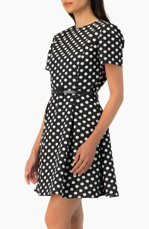 IVONNE Polka Dot A-line Dress