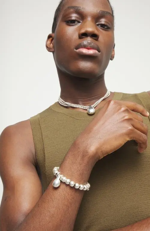 UNODE50 Bracelet With Dials Plated In Sterling
