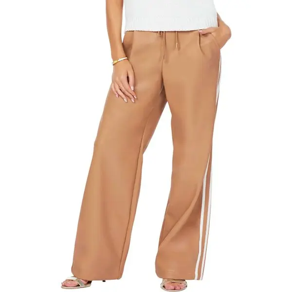 BISHOP + YOUNG Faux Leather Track Pant
