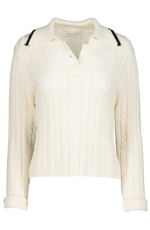 BISHOP + YOUNG Jackie Polo Long Sleeve Sweater