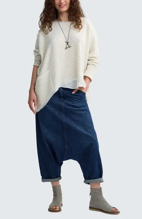 LUUKAA Textured Hemp & Cotton Blouse