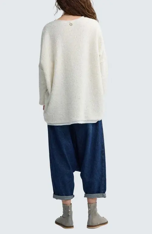 LUUKAA Textured Hemp & Cotton Blouse