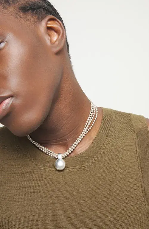 UNODE50 Threads And Large Dials Necklace