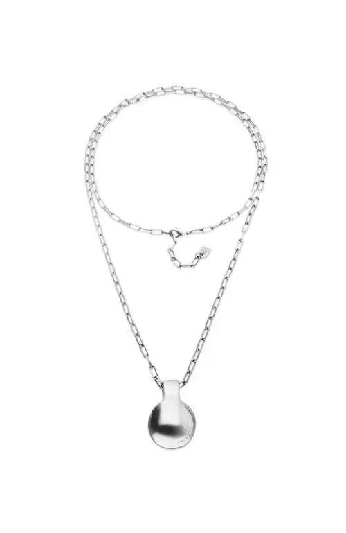 UNODE50 Sterling -plated Pendant Necklace