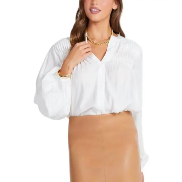 BISHOP + YOUNG Pintuck Detail Blouse