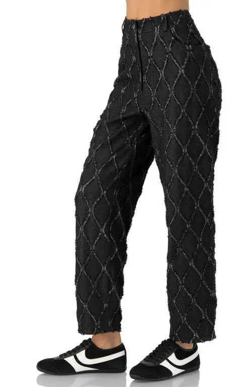 IVONNE Straight-leg High-rise Jeans With Distressed Detail