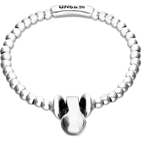 UNODE50 Small And Large Dial Bracelet Plated - Silver