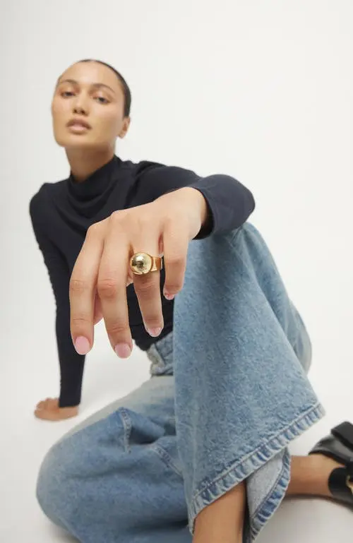 UNODE50 Sphere Ring - Gold
