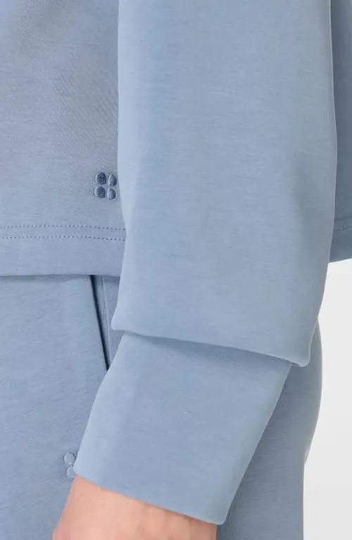 Sweaty Betty Sand Wash Half Zip Sweatshirt - Luxe Blue