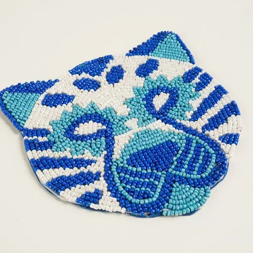 ZSA ZSA ZSU Dadri Beaded Coaster Tiger 4