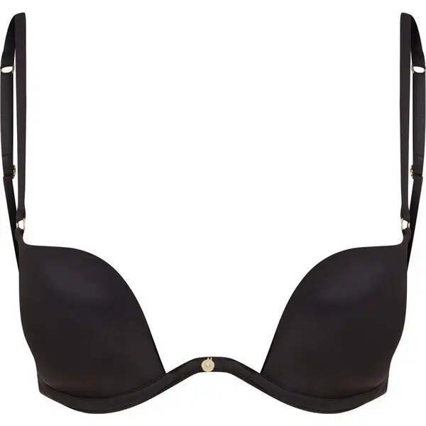 HOUSE OF SILK Seamless Push Up Bra - Black